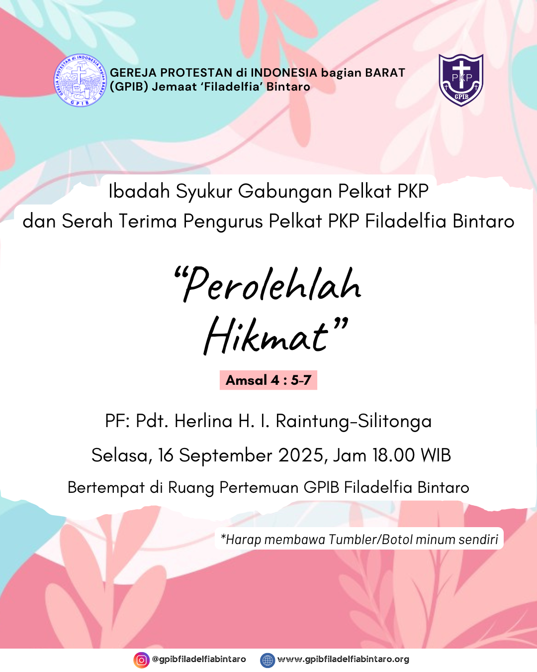 Ibadah Gabungan Pelkat PKP